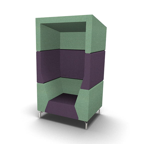 Alban Top High Back Acoustic Seating : BT Office
