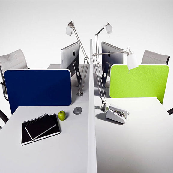 Wedge Desk Mounted Screen : BT Office